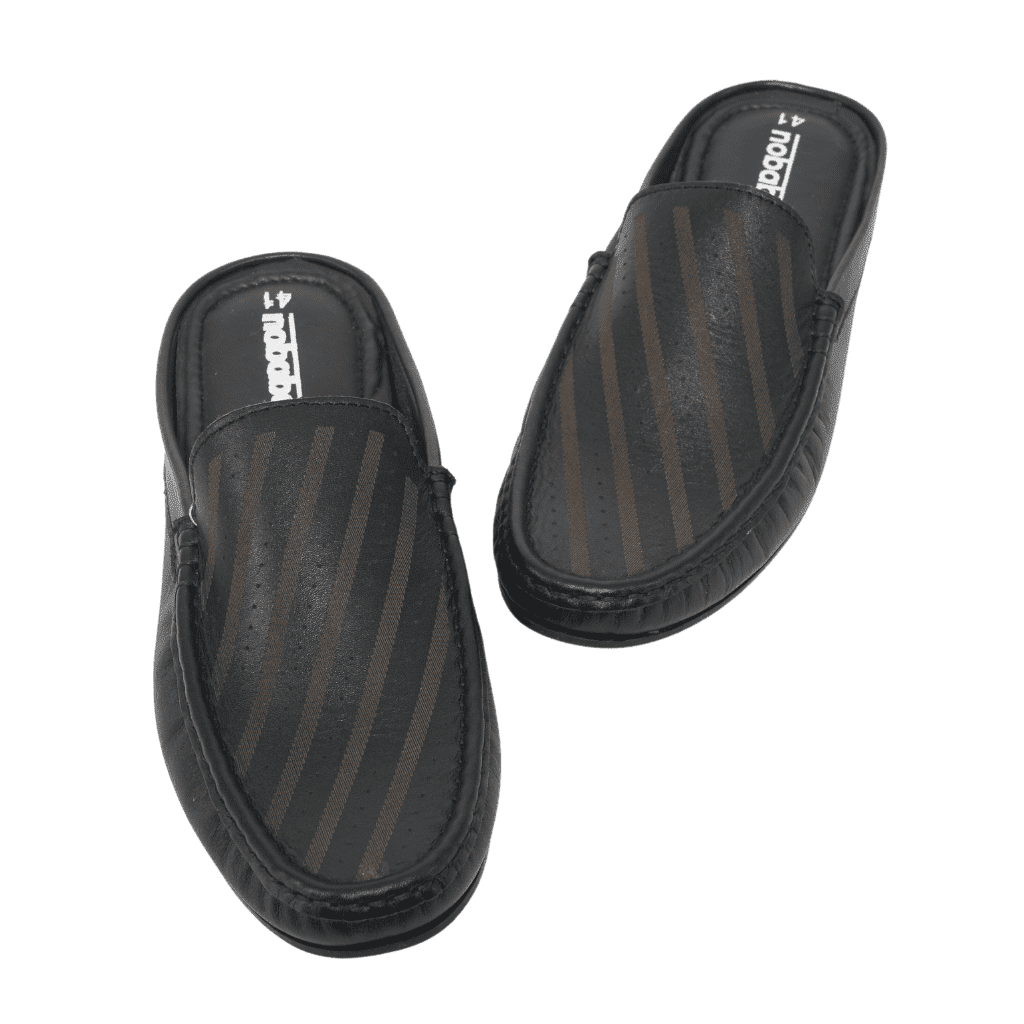 Moccasin Half Shoe For Men Black। Nobabee – Nobabee Footwear Limited